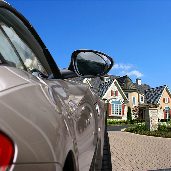 Man Approaching A House