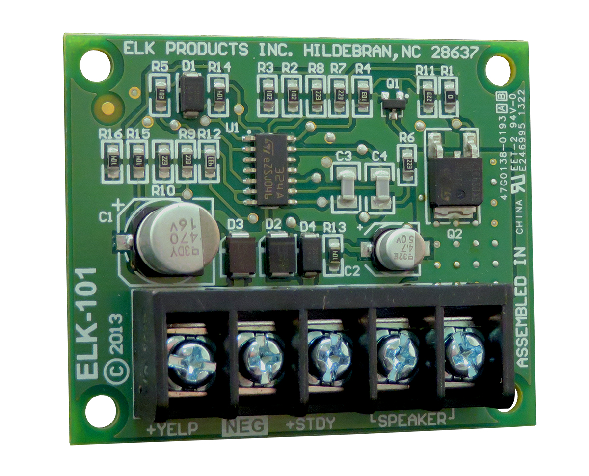 Siren Driver - Two Channel - ELK Products