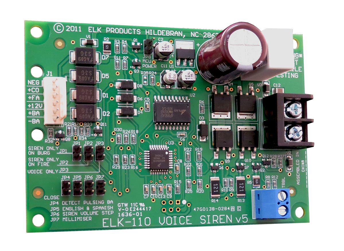 Voice Siren Driver Module - ELK Products