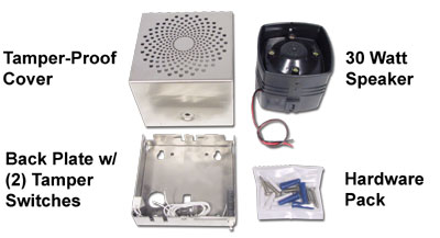 Speaker & Stainless Steel Enclosure - ELK Products