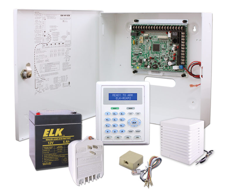 M1EZ8 Kit with Enclosure and M1KP2 Keypad - ELK Products