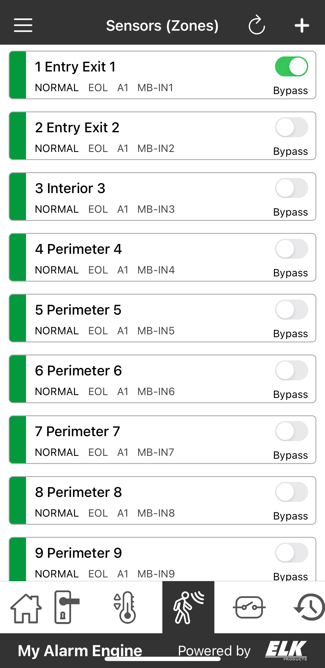E27 Configuration – Zones/Inputs - ELK Products